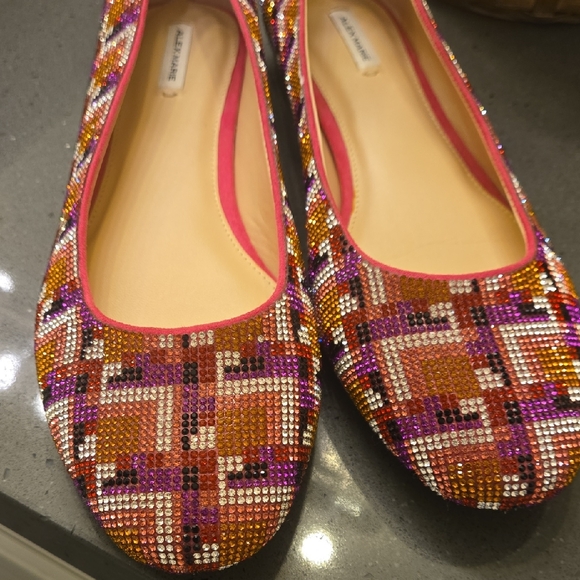 Alex Marie | Shoes | Alex Marie Vibrant Beaded Flats | Poshmark